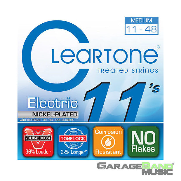 Cleartone Medium .011-.048 9411 EMP Electric Guitar Strings | The Music ...